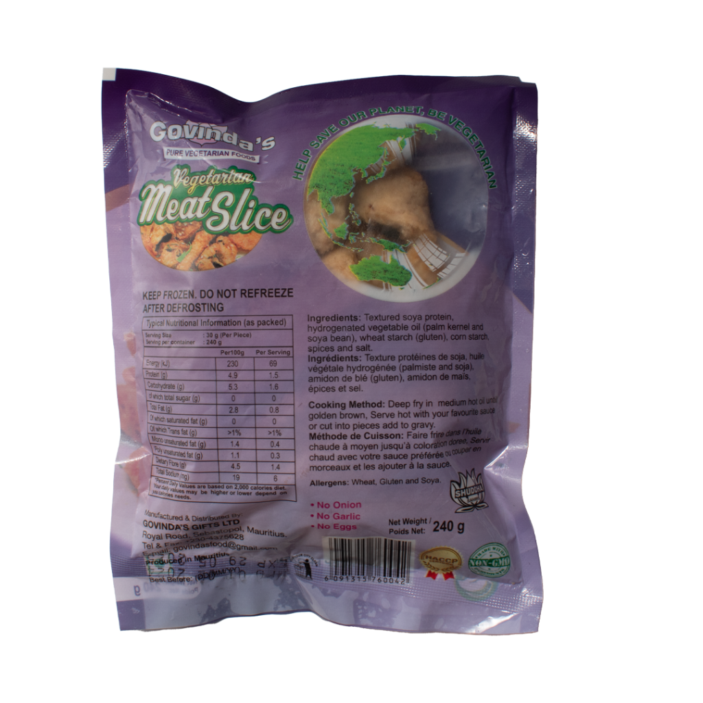 Veg Meat Slice – Govinda's Food